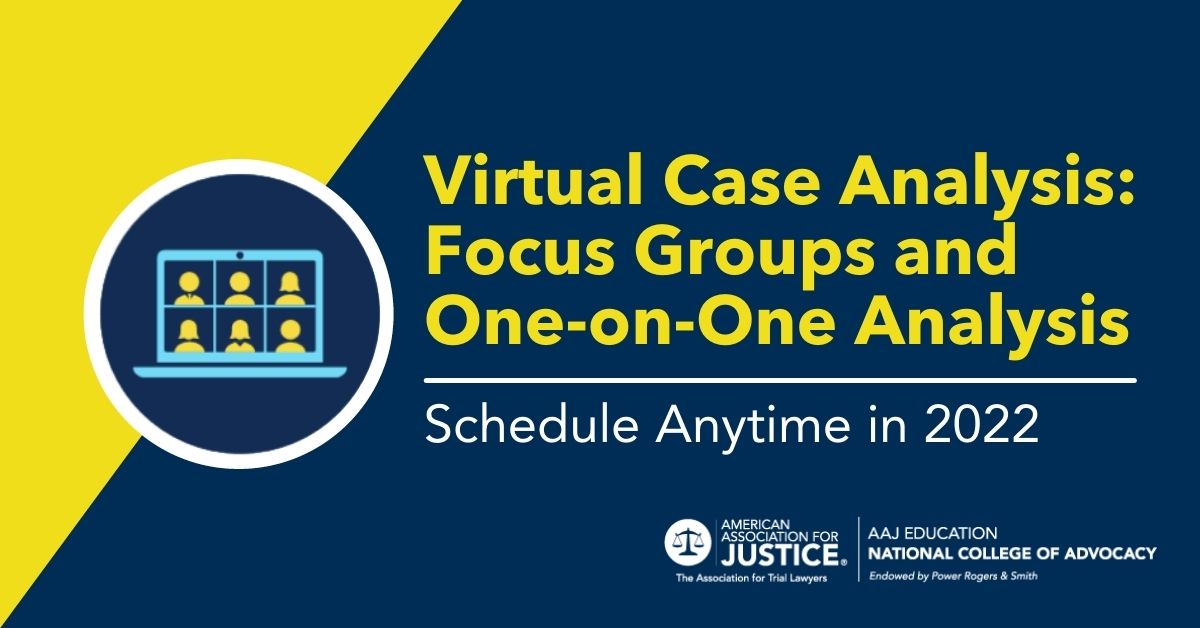 Virtual Case Analysis | AAJ
